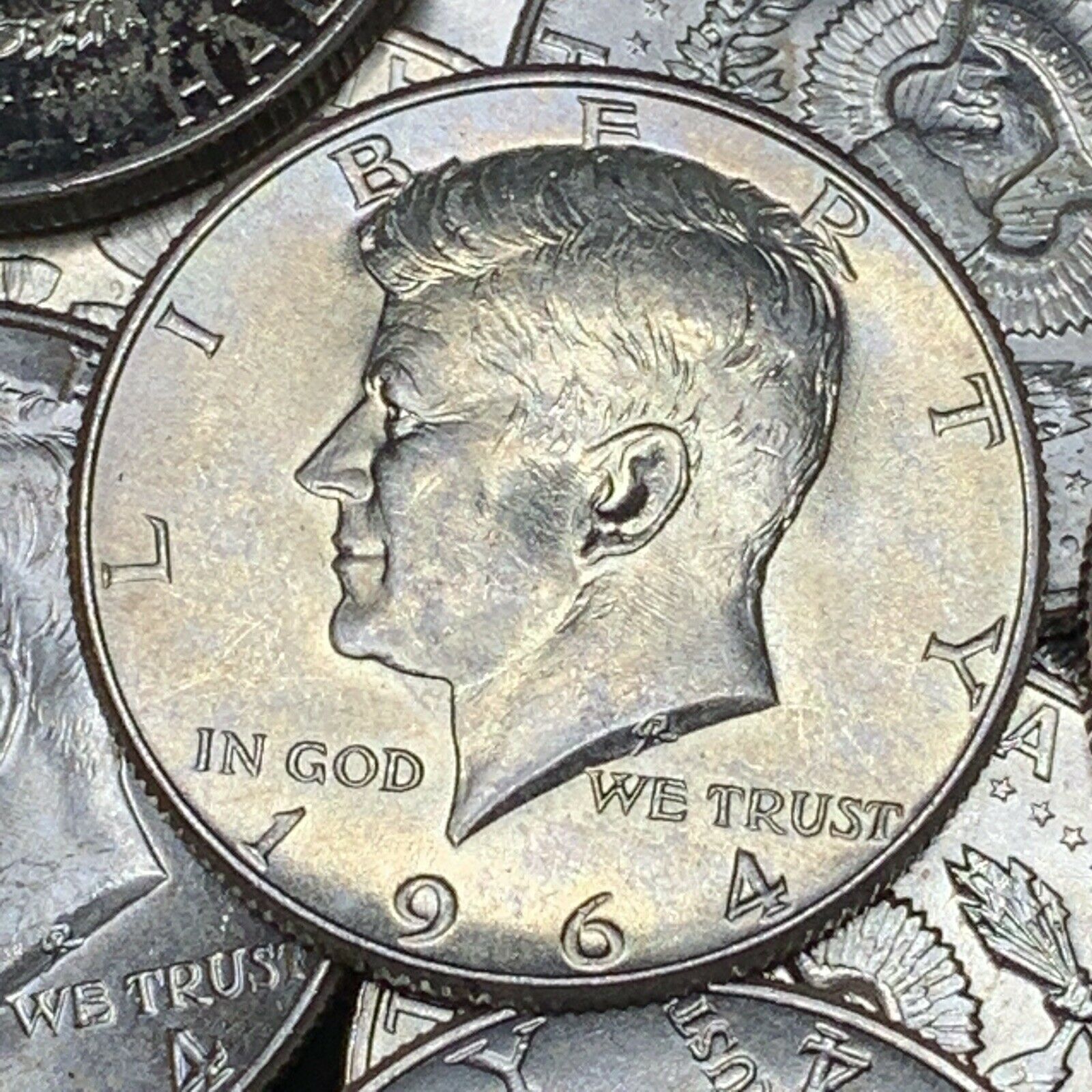 90 Silver 1964 Kennedy Half Dollars 1 Face Value 2 Coins The 90 Silver 1964 Kennedy Half Dollars 1 Face Value 2 Coins The